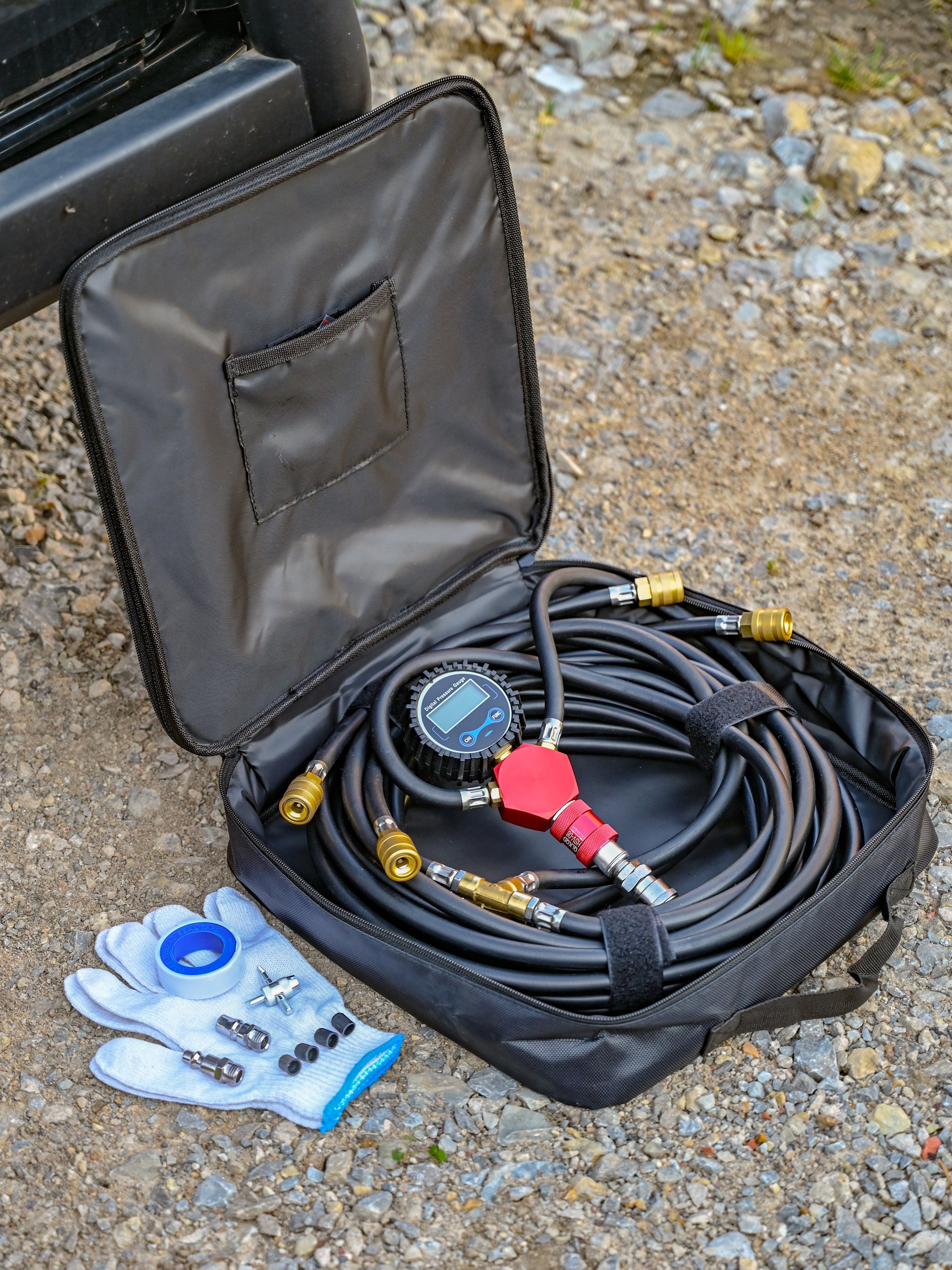 The 4-Tire Inflation/Deflation System - Offrotie Hose Kit - Up To 4500